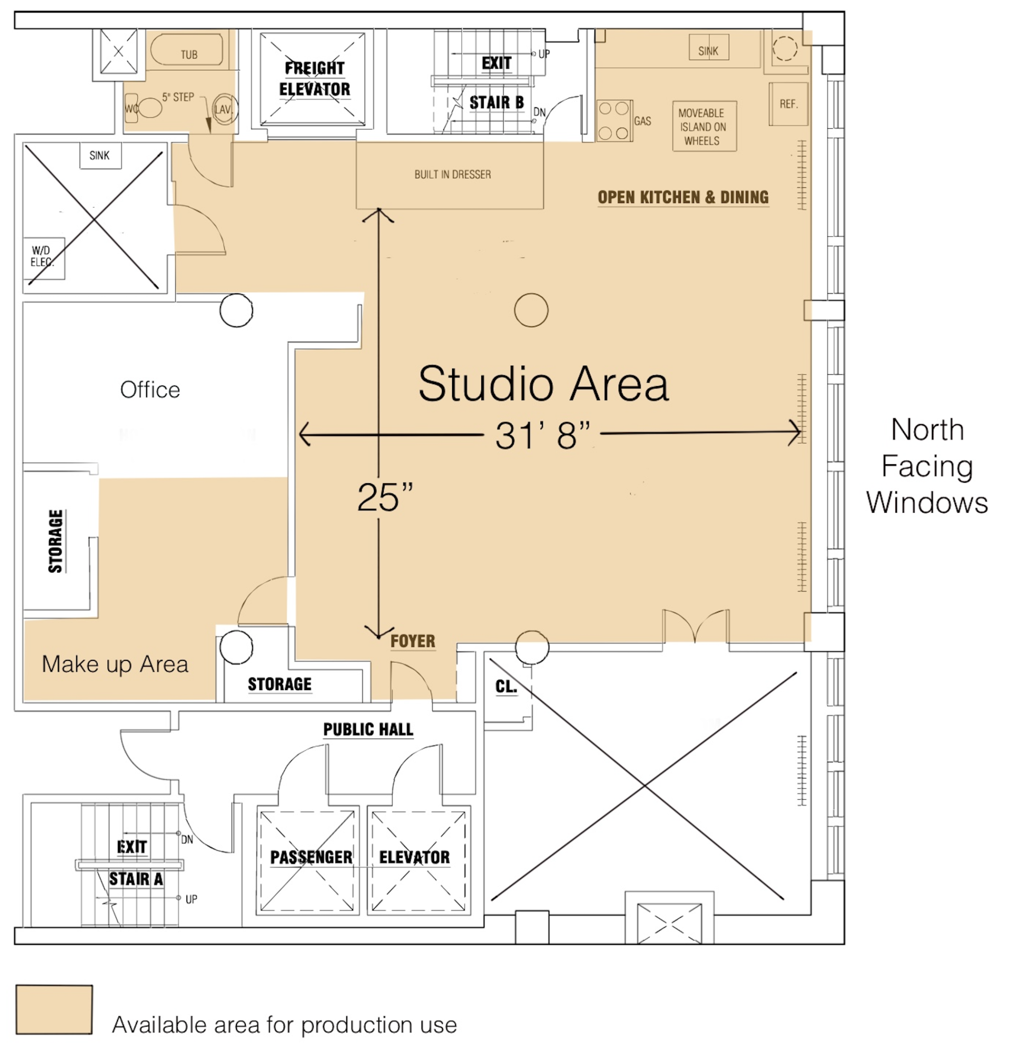Rates & Floor Plan - BC STUDIO - Green Screen NYC