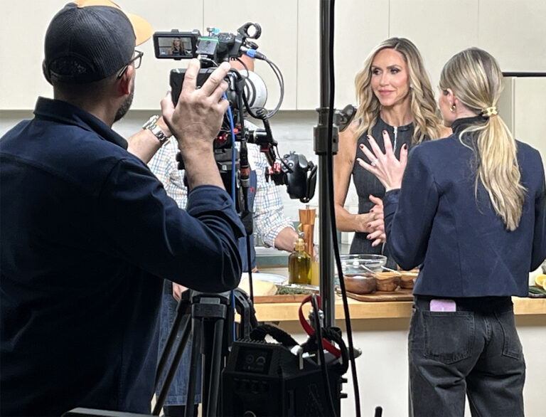Lara Trump joins Chef Andrew Gruel to cook in the “Make America Healthy ...
